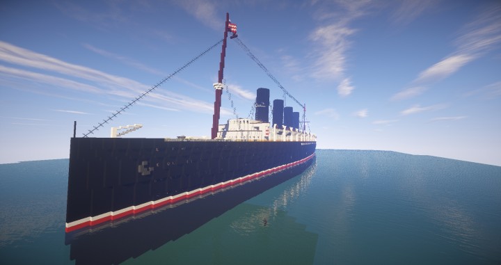 RMS Lusitania 1915 OUTDATED! Minecraft Map