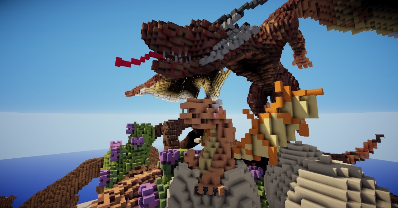 Ogre VS Dragon Minecraft Map