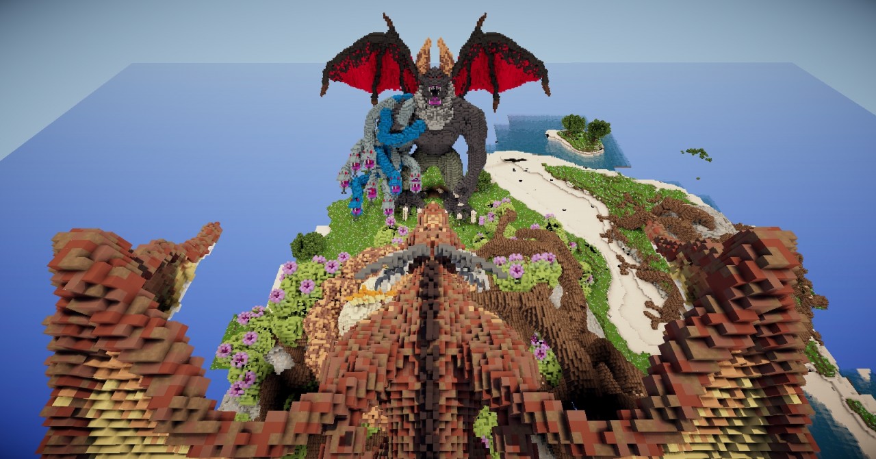 Ogre VS Dragon Minecraft Map