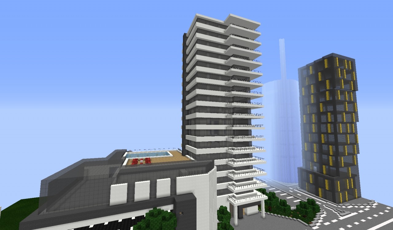 Modern Office Building [Modern Town Project] Minecraft Map