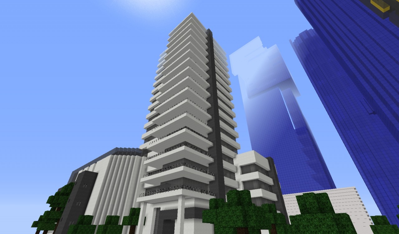 Modern Office Building [Modern Town Project] Minecraft Map