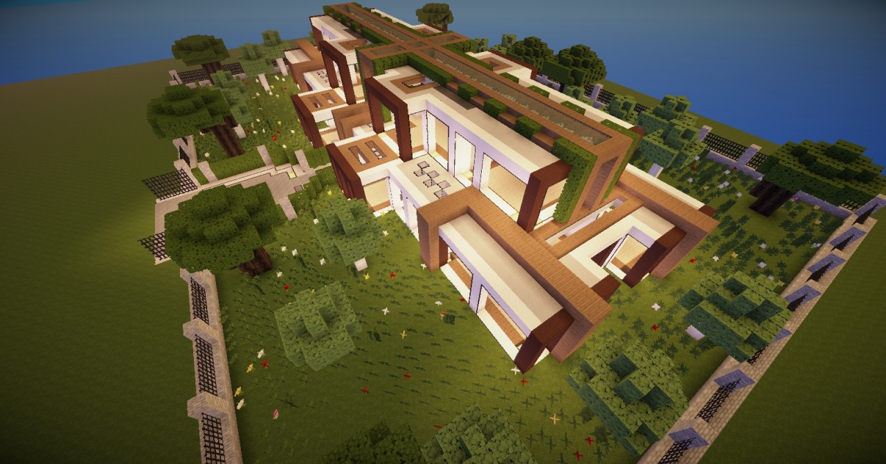 -Modern Mansion- V 3.0 Minecraft Map