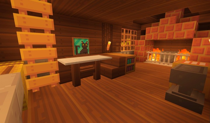 Medieval Winter Cabin Minecraft Map