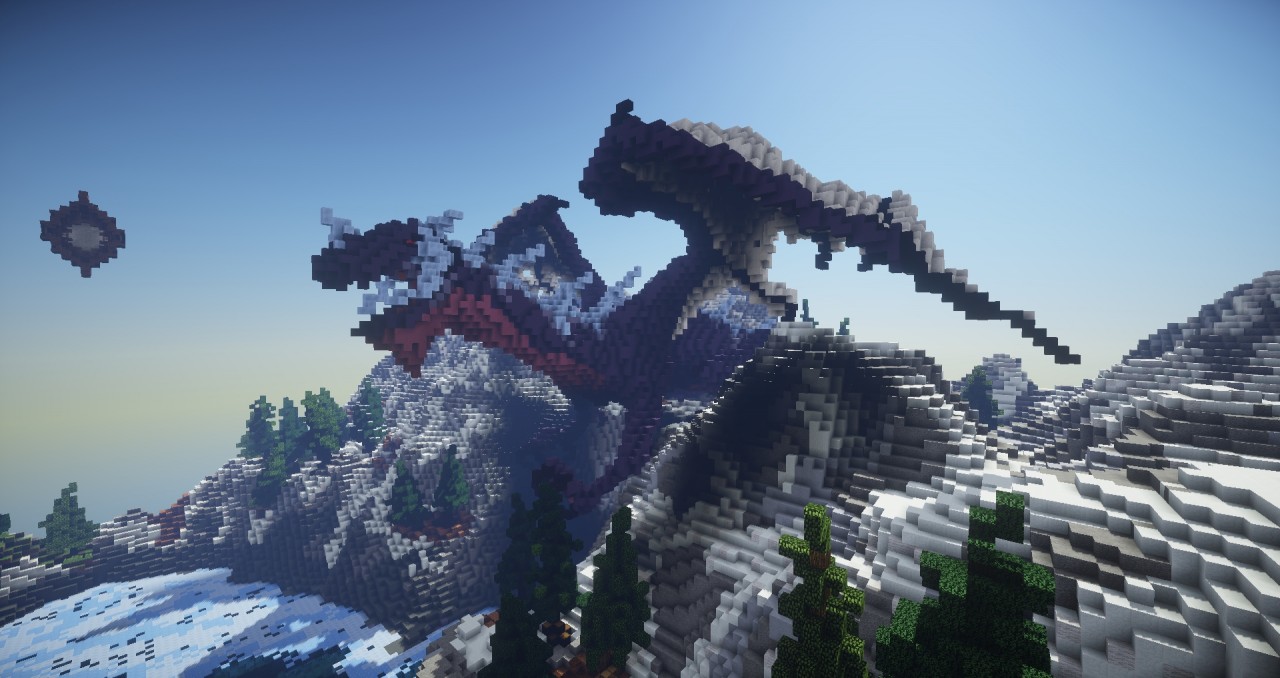 Livyathan the ice dragon- Plot build Minecraft Map