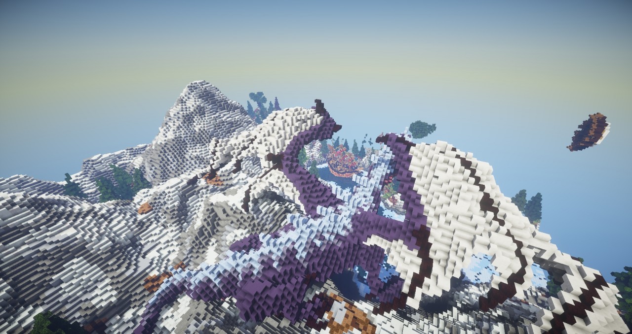 Livyathan the ice dragon- Plot build Minecraft Map