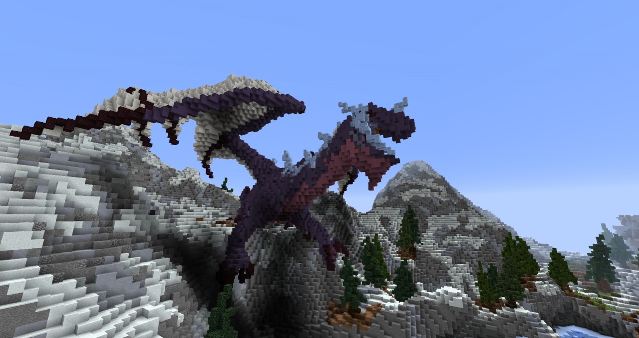 Livyathan the ice dragon- Plot build Minecraft Map