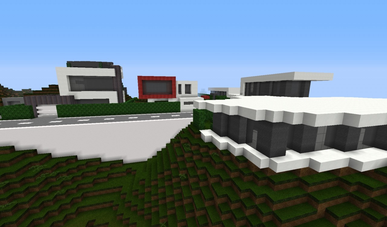 Modern Town Projekt Minecraft Map