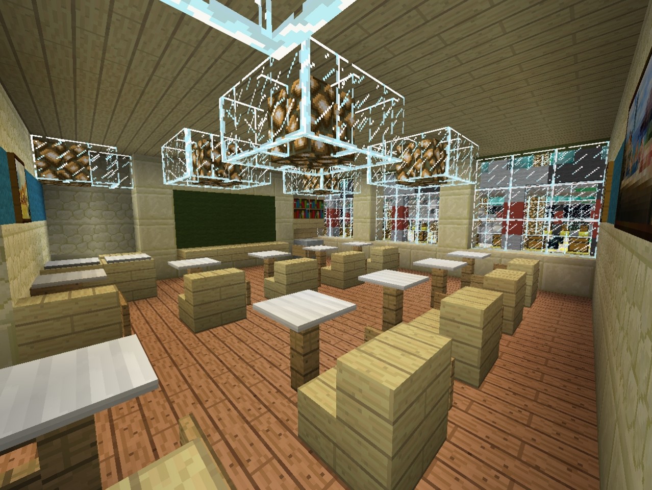 [9 Worlds] School Minecraft Map