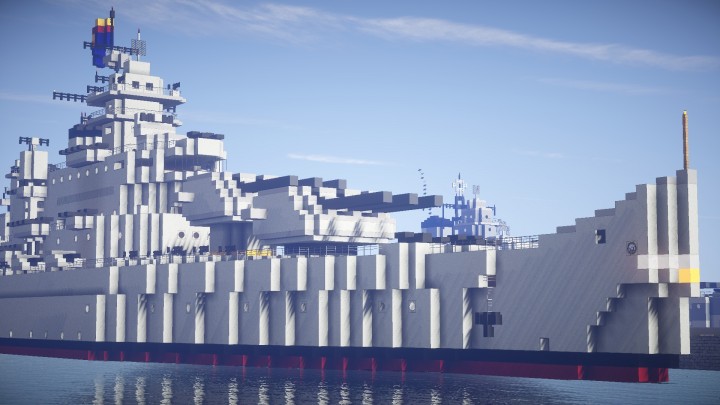Minecraft Battleship - USS Arizona - BB-74 Minecraft Map