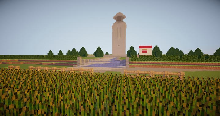 World War One - The Brooding Soldier - Canadian Memorial St. Julien ...