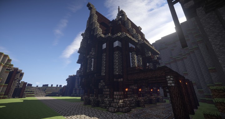 Medieval Miner's Hub Minecraft Map