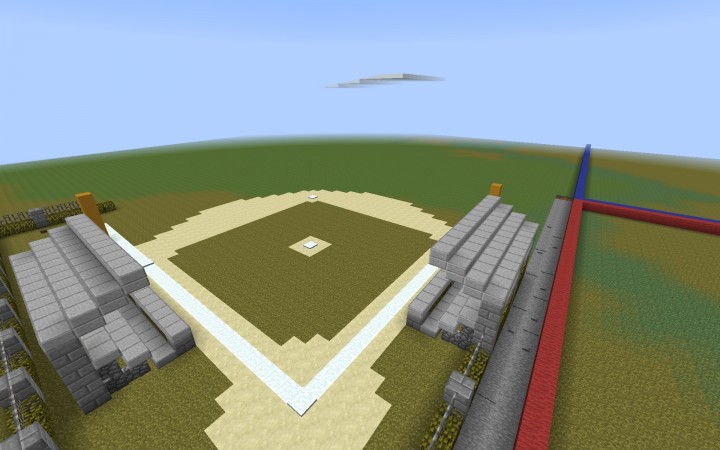 Baseball field Minecraft Map