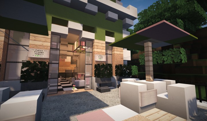 Calico Frozen Yogurt Shoppe | Wok Minecraft Map