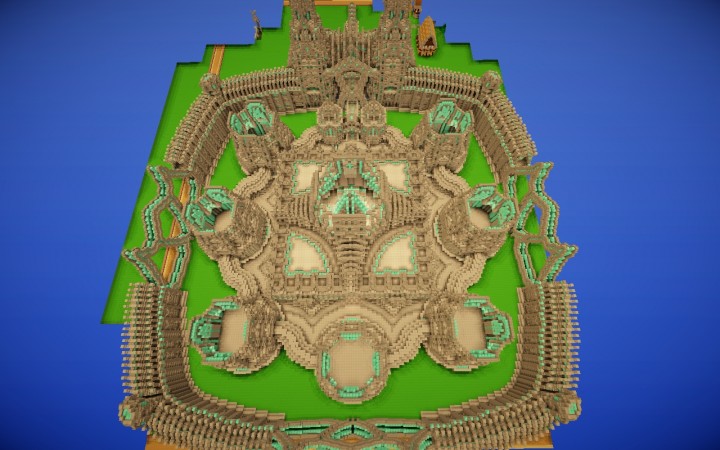 Mega Build: Castle Thenadrius [WIP] Minecraft Map