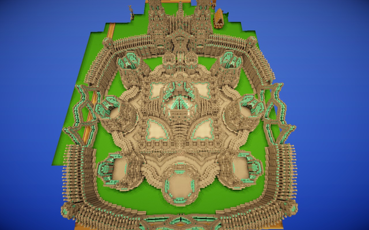 Mega Build: Castle Thenadrius [WIP] Minecraft Map