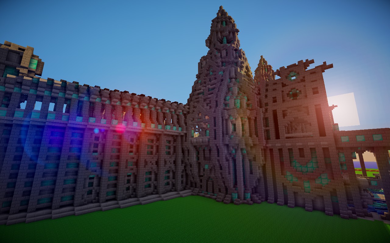 Mega Build: Castle Thenadrius [WIP] Minecraft Map