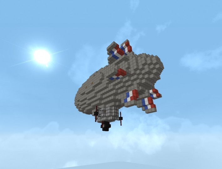 The ZMC-2 Metalclad Blimp 1:1 (25 Subscriber Special!) Minecraft Map