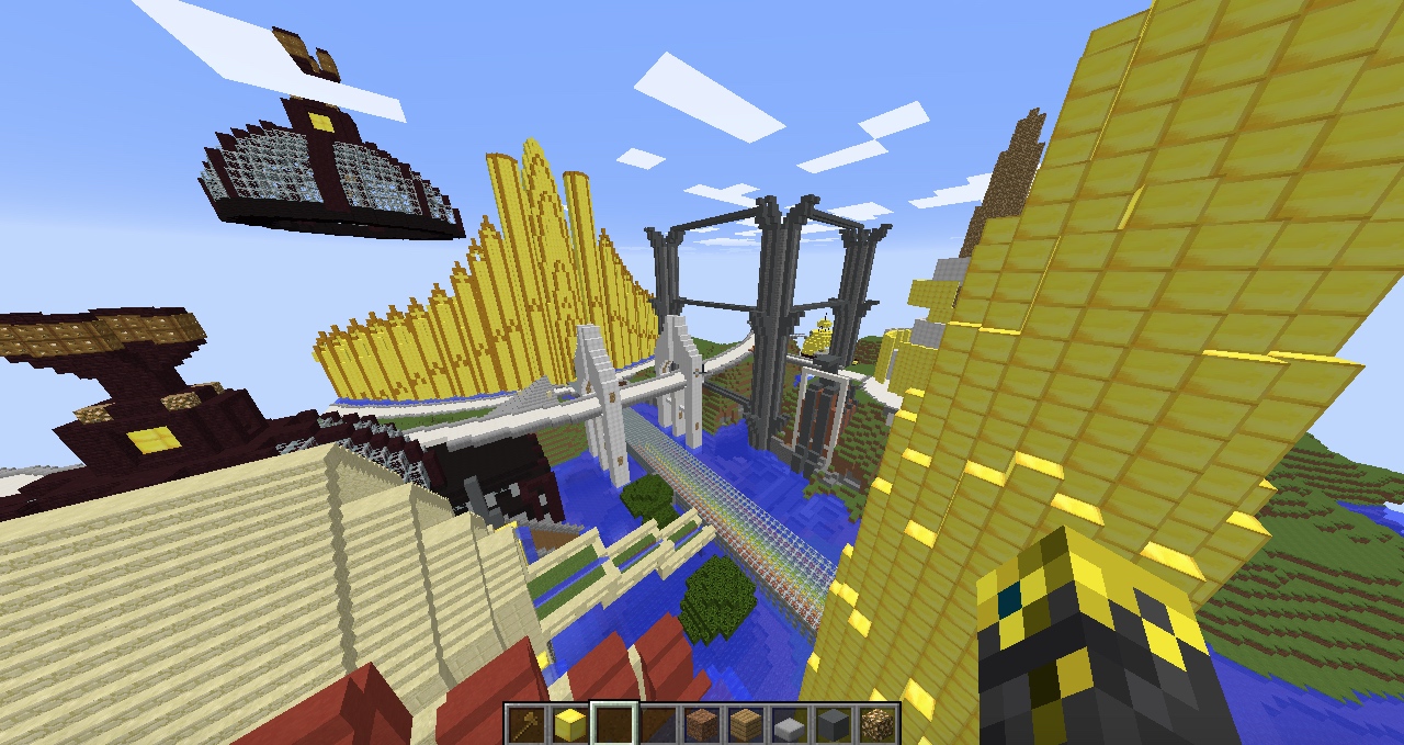 Marvel Asgard City from Thor Minecraft Map