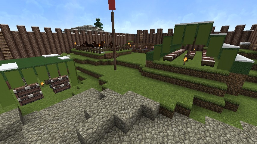 Castle defense Minecraft Map