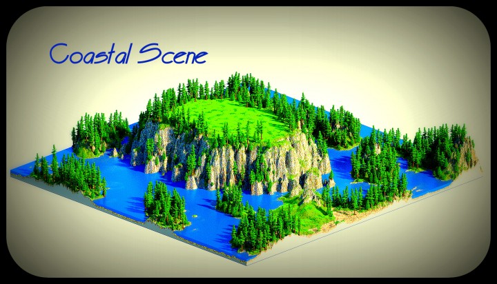 Coastal Scene Minecraft Map