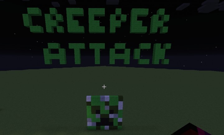 Attack of the Creepers Minecraft Map