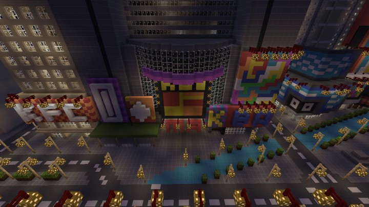 Times Square New york Minecraft Map