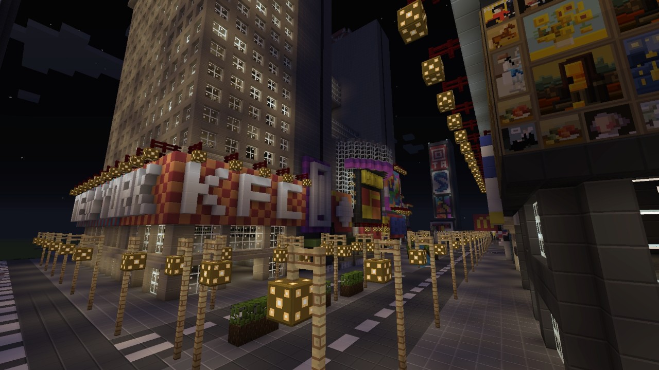 Times Square New york Minecraft Map