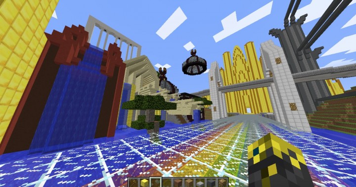 Marvel Asgard City from Thor Minecraft Map
