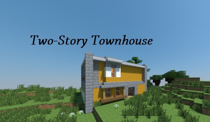 Two-Story Townhouse Minecraft Map