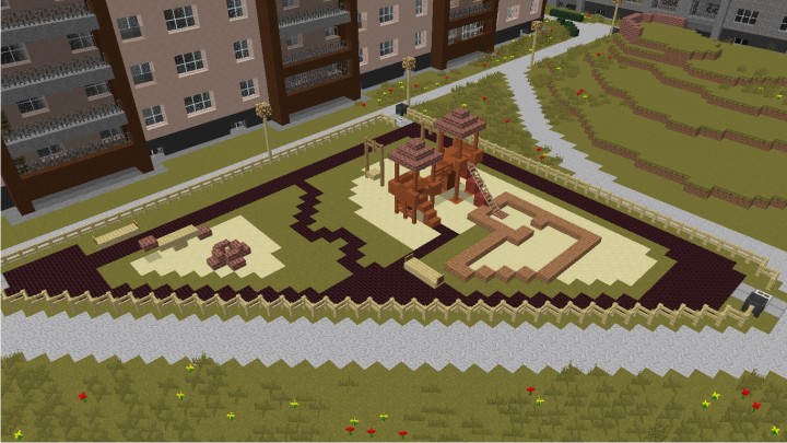 Polskie Osiedle Mieszkaniowe | Polish Housing Estate Minecraft Map
