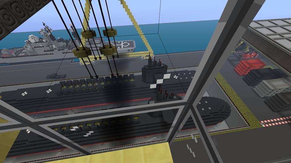 Ohio class submarines in dry dock Minecraft Map