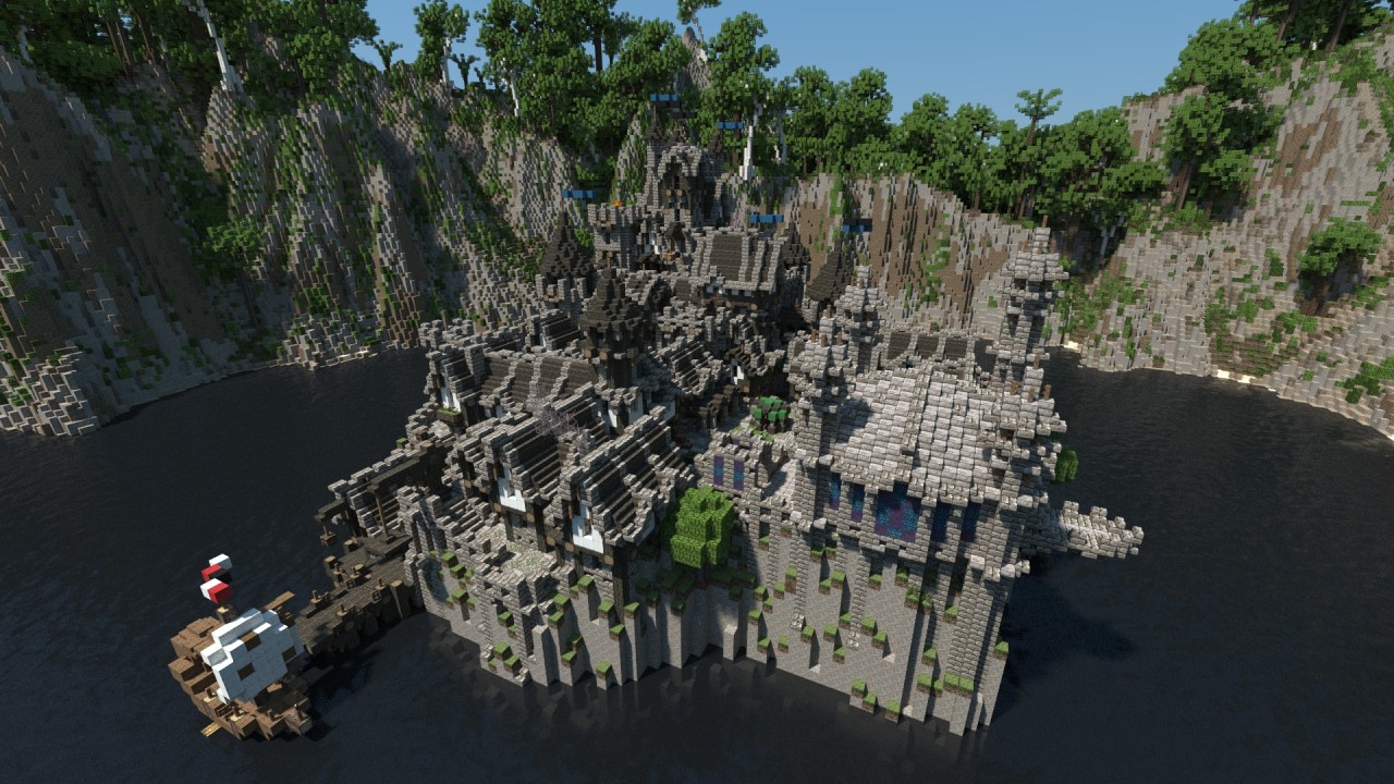 Small Island Town Minecraft Map