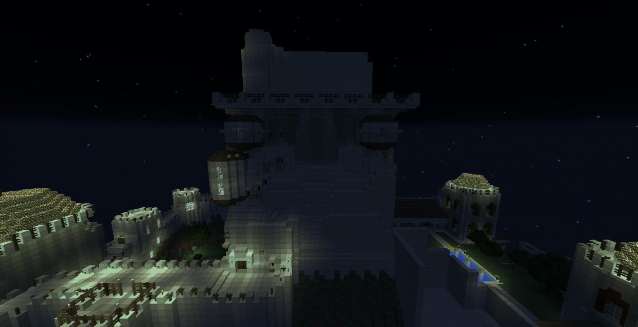 my take on Masyaf (part 1) Minecraft Map