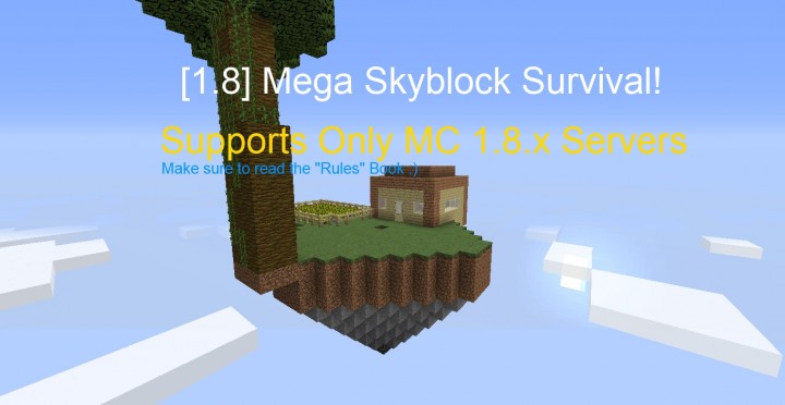 [1.8(.x)] Mega Skyblock Survival! Minecraft Map