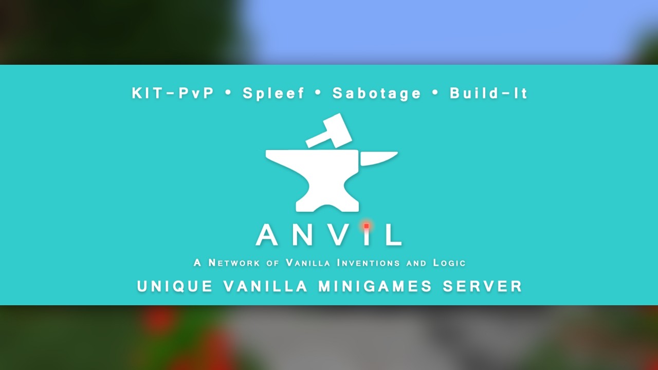 ANVIL-MC: A vanilla minigames server! Minecraft Server