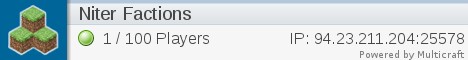 Niter Op Factions Minecraft Server