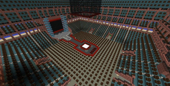 WWE Raw Arena Minecraft Map
