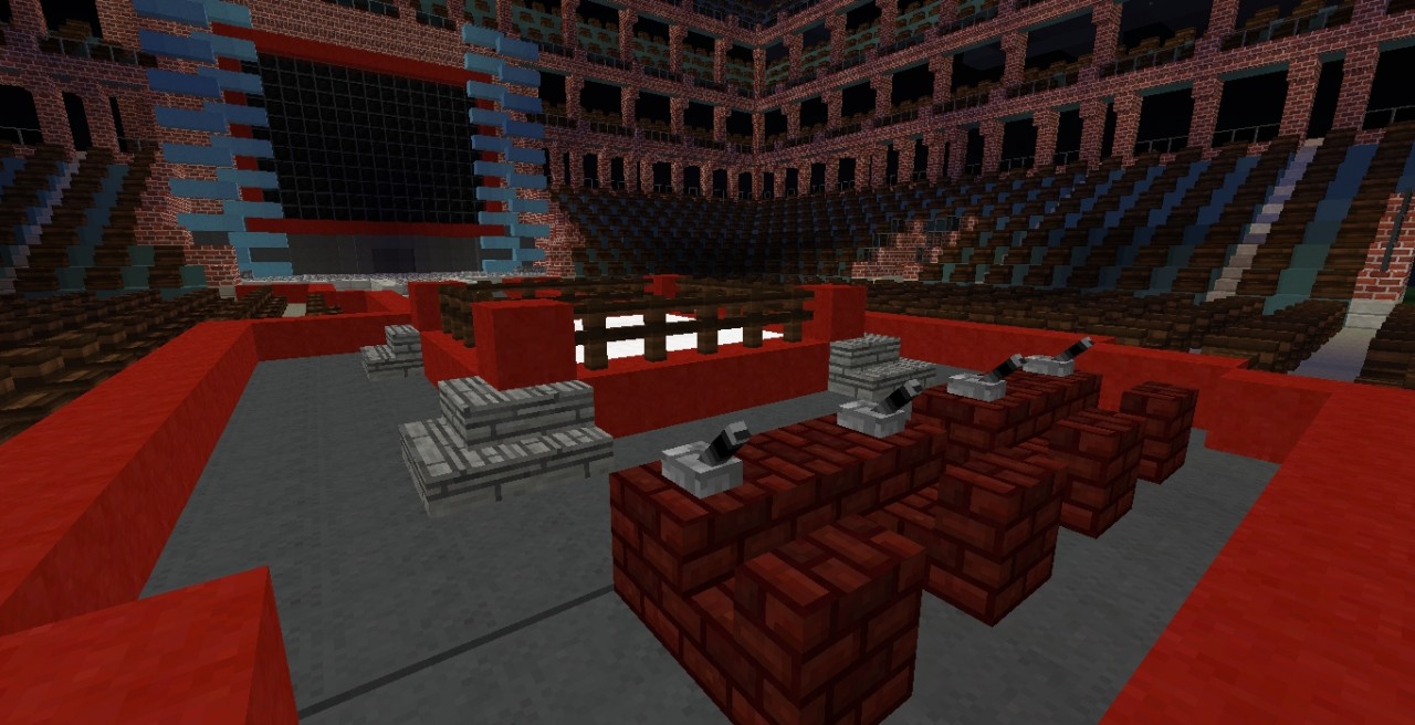 WWE Raw Arena Minecraft Map