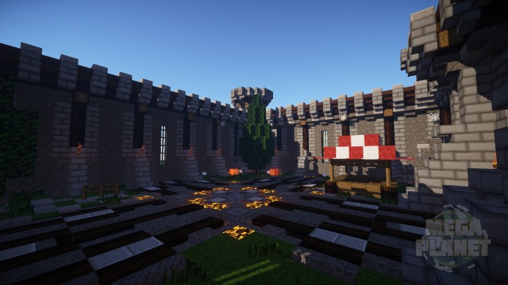 Medieval Spawn | Simple spawn | MEGA Planet Minecraft Map