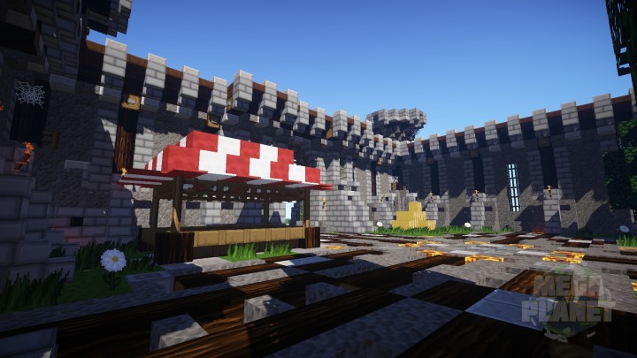 Medieval Spawn | Simple spawn | MEGA Planet Minecraft Map