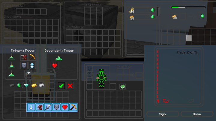 Mimimal transparent GUI Minecraft Texture Pack