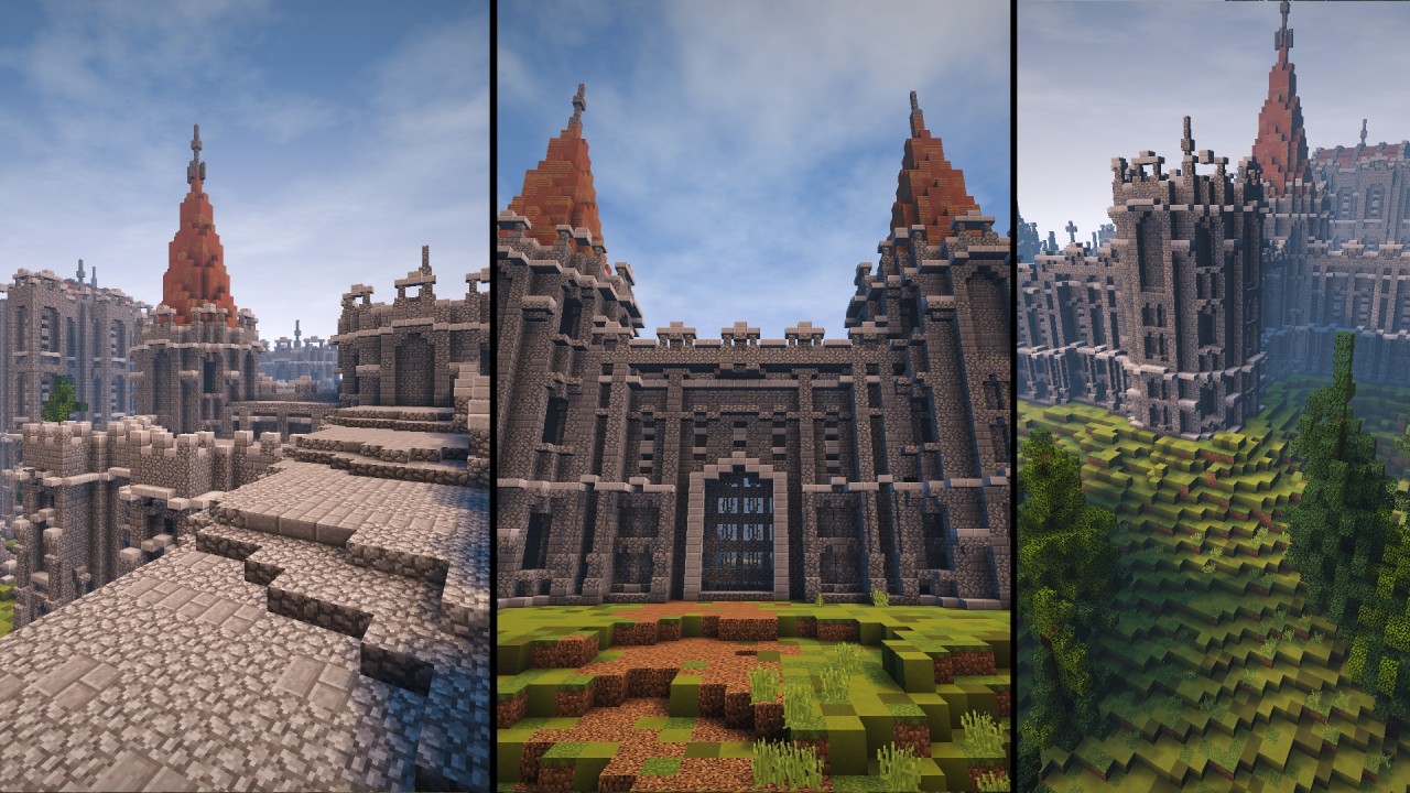 Abandoned Medieval Castle Minecraft Map