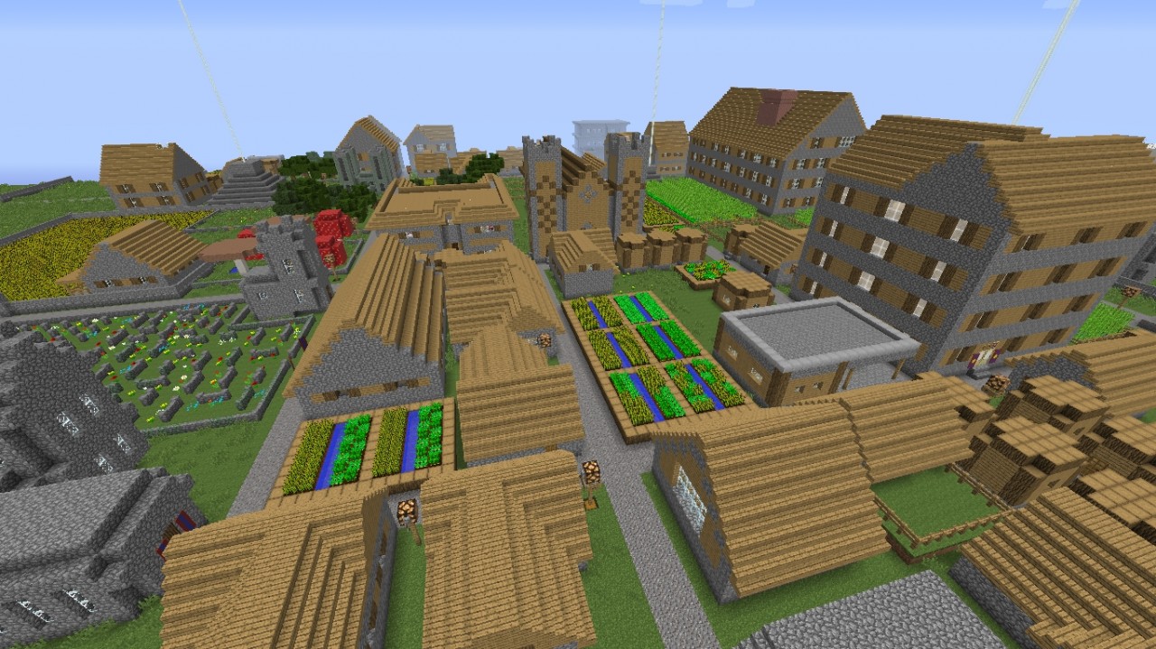 Arbolvine - A Minecraft Villager City Minecraft Map