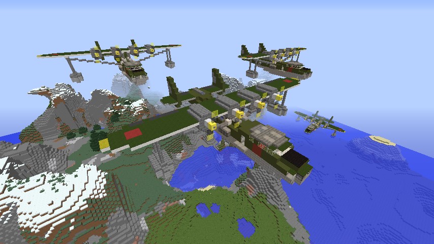 Kawanishi H6K "Mavis" Minecraft Map