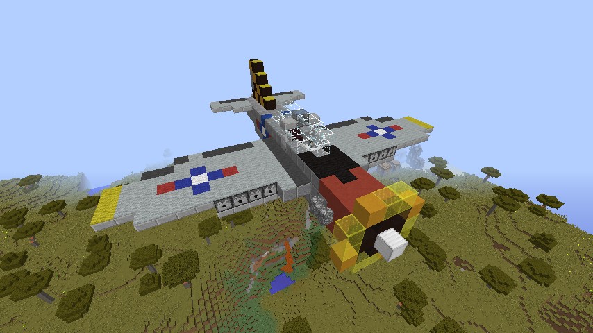 Republic P-47D Thunderbolt Minecraft Map