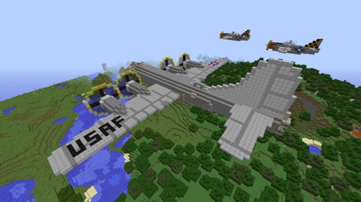 Boeing B-29 Superfortress Minecraft Map