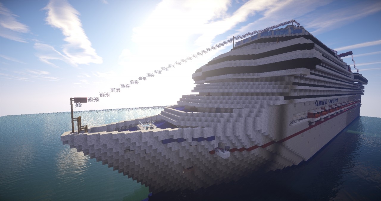 Carnival Conquest [1:1 Cruise ship][Full Interior] Minecraft Map