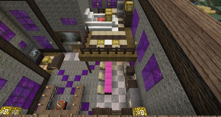 Mountain house. Minecraft Map