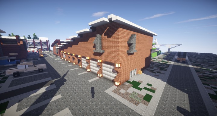 Warehouse #01 | Container Port Minecraft Map