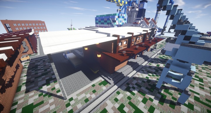 Warehouse #02 | Container Port Minecraft Map